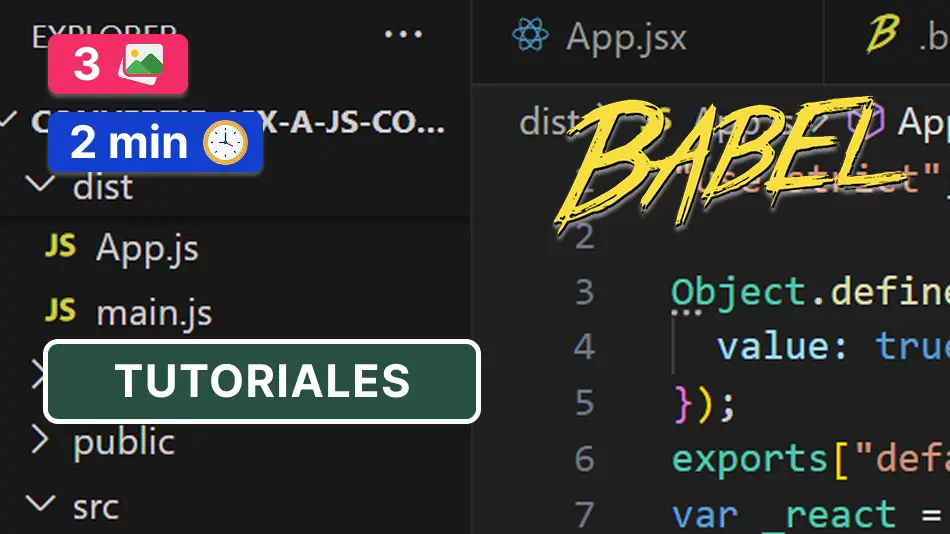 Cómo Convertir JSX a JS con Babel